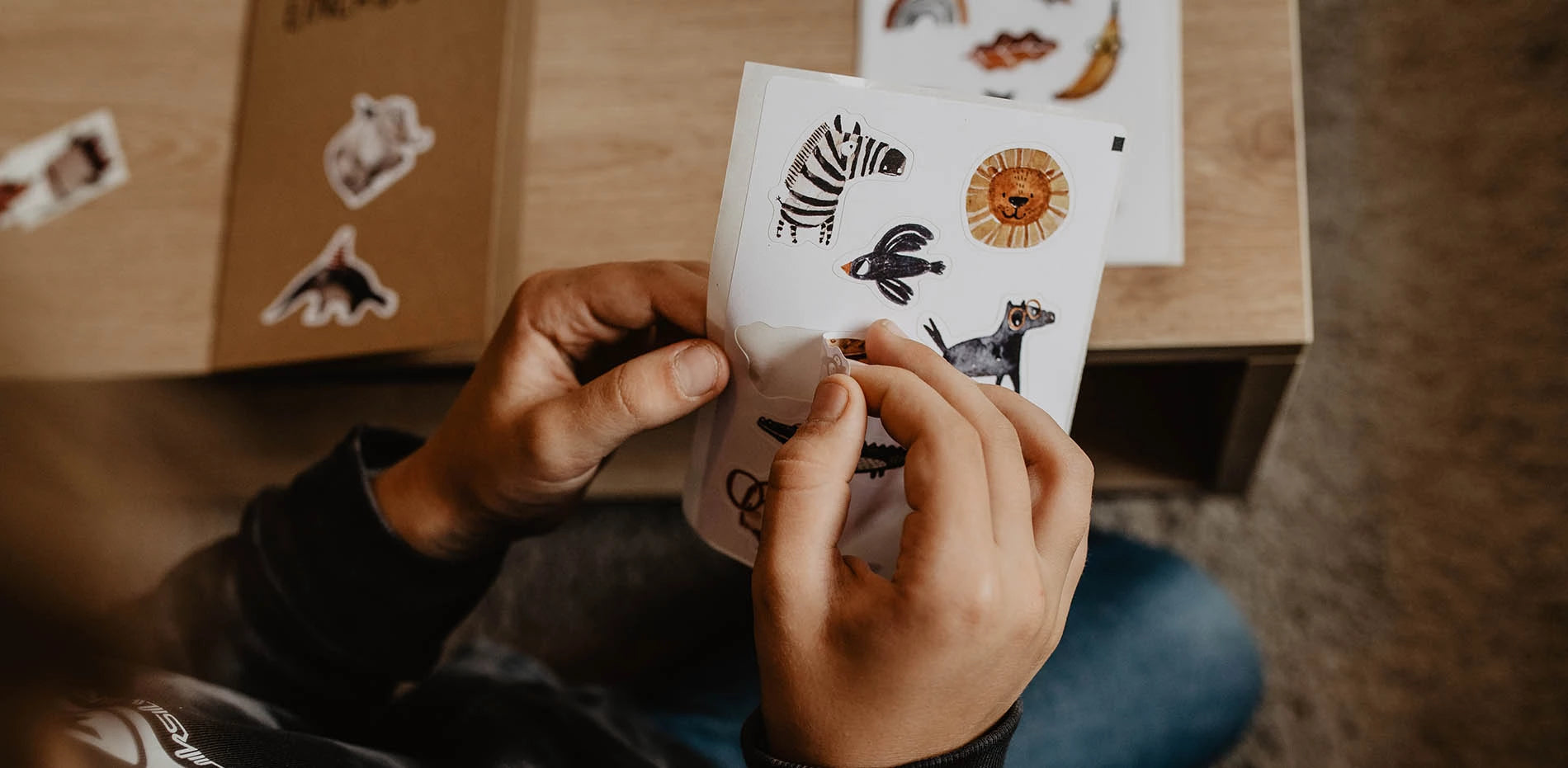Sticker Set mit großen und kleinen Aufklebern| HALFBIRD