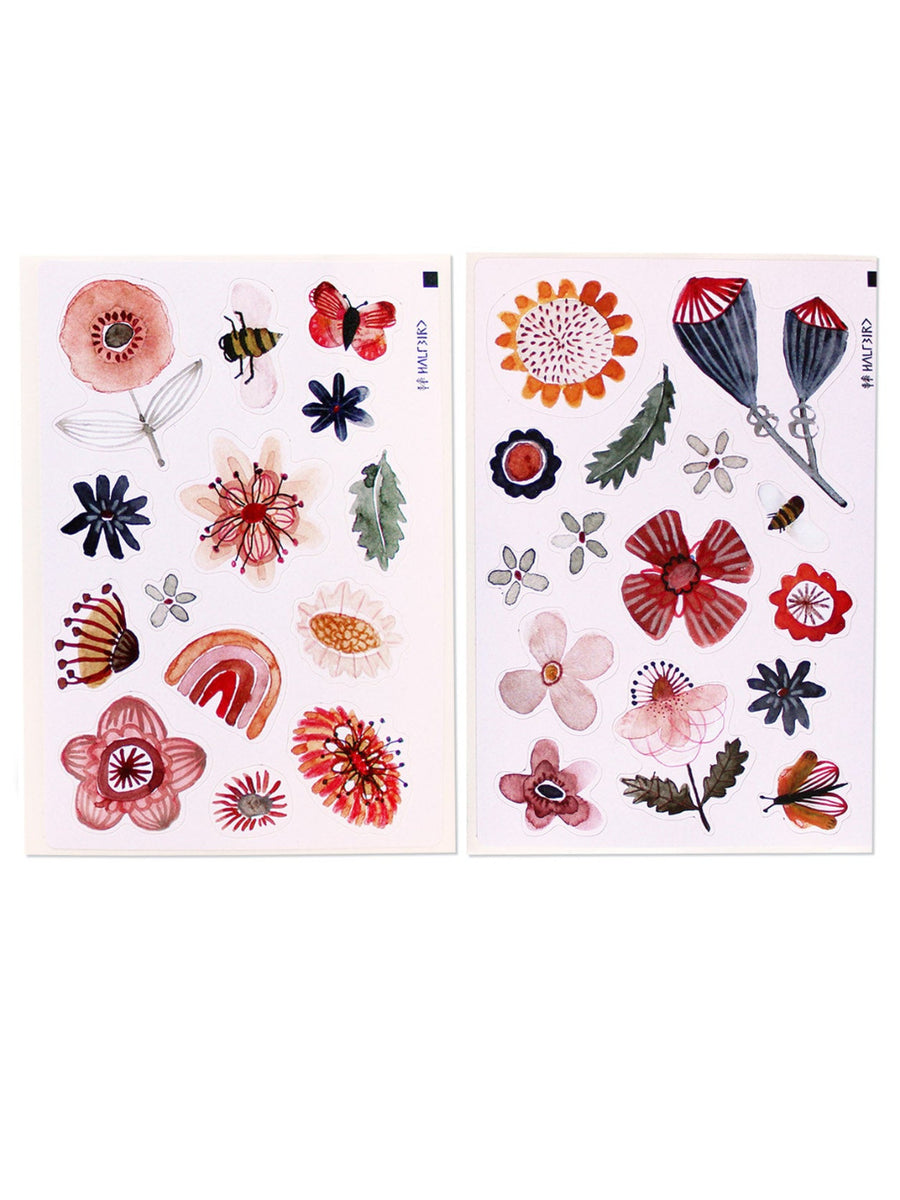 Blumen Sticker für groß und klein | HALFBIRD