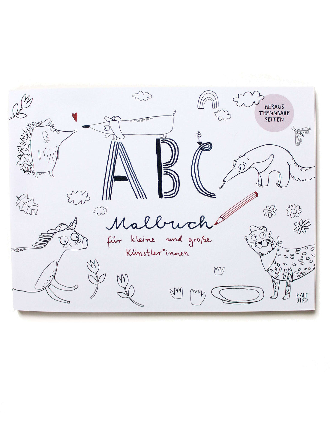 ABC Buch: Toller Malspaß für Klein und Groß| HALFBIRD